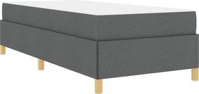 Rám postele Tmavě šedá 90 x 200 cm textil 3398907