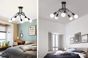 Toolight Paradise, stropní svítidlo 5xE27 392252, šedá, OSW-04013