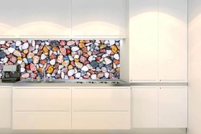 DIMEX | Fototapeta do kuchyně Barevné oblázky KI-180-247 | 180 x 60 cm | vícebarevná
