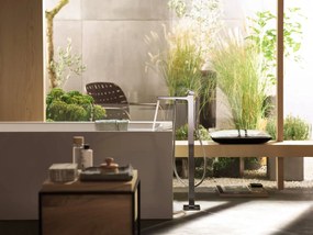 Hansgrohe Metropol, páková vanová baterie na podlahu, chromová, 32532000