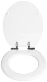 WENKO 22885100-WC sedátko URBIO 36x42,5 cm bílá/stříbrná