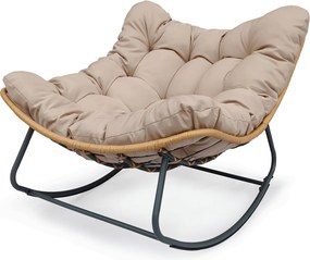 Autronic Zahradní houpací křeslo AZL-G5143 Barva potahu: Krémová