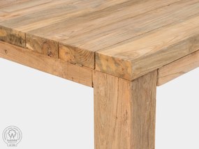 FaKOPA Masivní stůl z teakového dřeva Larisa