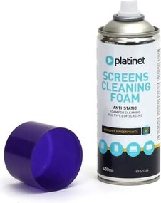 Antistatická čisticí pěna na LCD obrazovky Platinet 400 ml, modrá