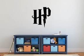 Lepy.cz Samolepka na zeď Harry Potter - HP Velikost (šířka x výška): l15x125cm, Barevná varianta: Bílá