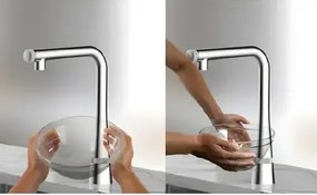 Grohe Essence SmartControl supersteel / Dřezová baterie / výsuvná konc