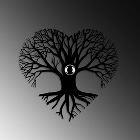 Opviq Nástěnné svítidlo Heart Tree, Černá