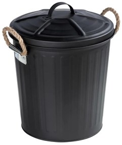 WENKO 24022100 - Koš GARA 24x28,5 cm černá 24022100