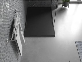 Mexen Amon obdélníkový sprchový kout SMC 100 x 80 cm, černý - 4F708010