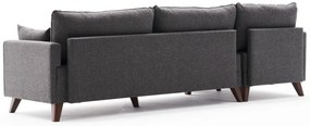 Hanah Home Designová pohovka BELLA antracit levá 275 cm 825BLC2577