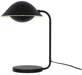 NORDLUX Designová kovová stolní lampa FREYA, 1xE14, 40W, černá 2213115003