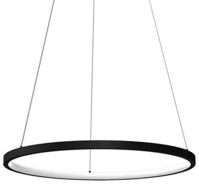 LED Lustr na lanku HOOP LED/27W/230V pr. 50 cm 4000K černá