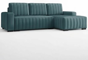 Malá sedací souprava HUGI | 240x140 cm | rozkládací + úložný prostor | VÝBĚR TKANIN