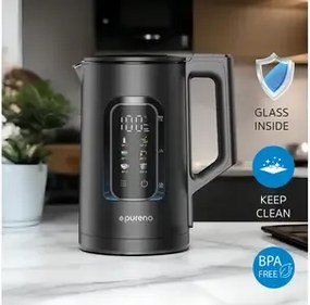 TechniSat Pureno K100 černá / Rychlovarná konvice / 1500W / 1.5L / tep