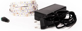 LED Solution LED pásek 12W/m 12V bez krytí IP20 5 metrů + adaptér 72W Barva světla: Extra teplá bílá 07700_05310_11218