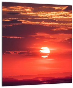 Obraz barevného slunce (30x30 cm)