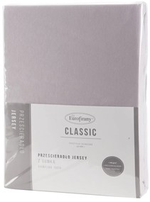 JERSEY PROSTĚRADLO 200X220 CM, VÝŠKA 30 CM SVĚTLEŠEDÉ