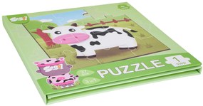 RKToys Magnetické puzzle Zvířátka – knížka na cesty