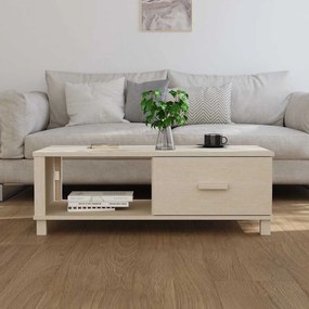 Konferenční stolek HAMAR medově hnědý 100x55x35 cm borovice 340452
