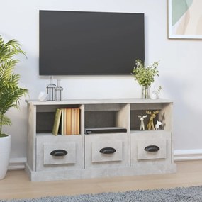 vidaXL TV skříňka 100 x 35 x 50 cm kompozitní dřevo [816288] Barva: Betonová šedá