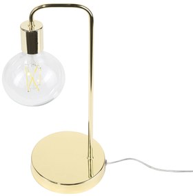 Stolní lampa zlatá SAVENA Beliani