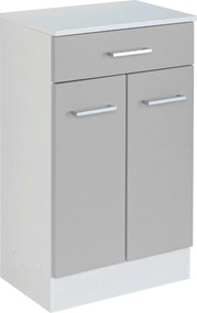 XXXLutz SPODNÍ SKŘÍŇKA, světle šedá, bílá, 50/84/35 cm Held - Koupelnové série - 000307017616
