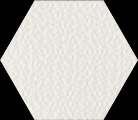 My Way Obklad Noisy Whisper White Struktura Heksagon Mat Rekt. 19,8x17,1 - 161112