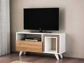 TV stolek/skříňka Noterdame K2 (Bílá + Ořech). 1071744