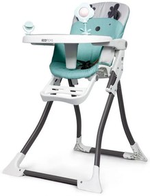 Stylová dětská jídelní židle v mentolové barvě