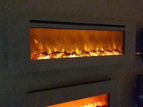 Electric fireplace -  LED elektrický krb 152 White