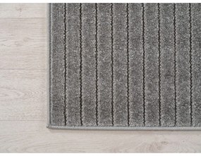 Šedý vnitřní a venkovní běhoun 80x250 cm Nova 1202 – Ayyildiz Carpets