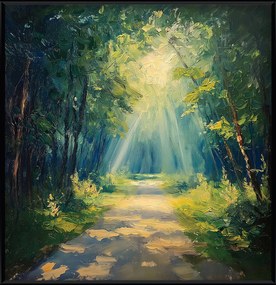 XXXLutz KOVOVÝ OBRAZ, krajina a příroda, 30/30/2 cm Euroart - Dřevěné obrazy & kovové obrazy - 005721114201