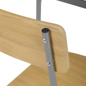 Jídelní stůl se dvěma židlemi AUT-O2122 OAK