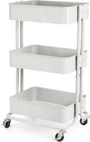 Kovový servírovací stolek na kolečkách 36,5x43 cm Grena – Compactor