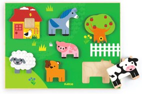 Vkládací puzzle - příběhy z farmy