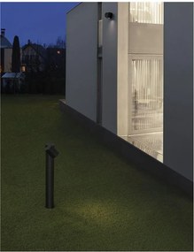 NV 9279112 Venkovní sloupkové svítidlo FOCUS černý hliník skleněný difuzor GU10 1x7W 100-240V IP54 bez žárovky - NOVA LUCE