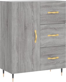 Skříň highboard šedá sonoma 69,5 x 34 x 180 cm kompozitní dřevo 3195889