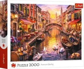 TREFL Puzzle Romantické Benátky / 2000 dílků / 96 x 68 cm