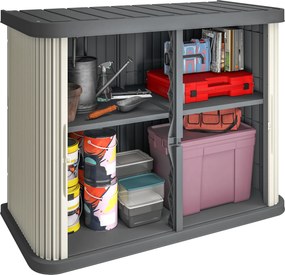 Outsunny Zahradní úložný box 480 l s posuvnými dveřmi