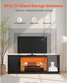TV stolek pro televizory do 1651 mm VEVOR