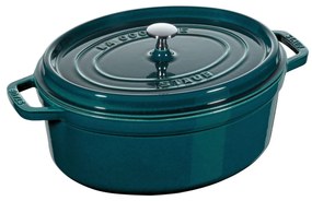 Staub Cocotte hrnec oválný 37 cm/8 l mořská modř, 1103737