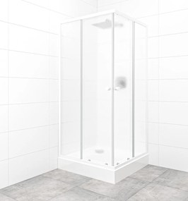 Set sprchového koutu a vaničky, čtverec 90x90 cm Multi Basic SIKOBKMUQ90CH0