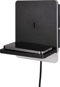 Matně černé LED stmívatelné nástěnné svítidlo Fairfield – Trio