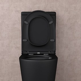 design stojící klozet DOPORRO DZ108 WC - BLACK - soft close
