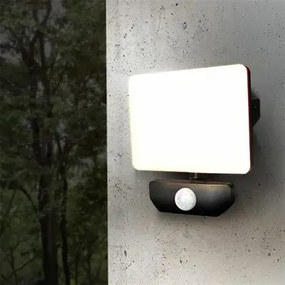 Solight LED reflektor Quick se sensorem černá / 10W / 850lm / 4000K /