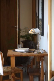 Stolní lampa ve stříbrné barvě (výška 22,5 cm) Bankers – Markslöjd