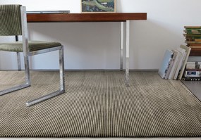 Tribeca Design Kusový koberec Zoom Stripe Khaki Rozměry: 120x170 cm