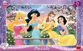 Deskové puzzle Dino 15 dílků - Princezny ll.