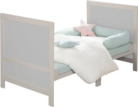 Šedá postýlka s nastavitelnou výškou 70x140 cm Easy Sleep – Roba