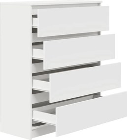 Příborník bílý 80x35x99 cm kompozitní dřevo 3328480